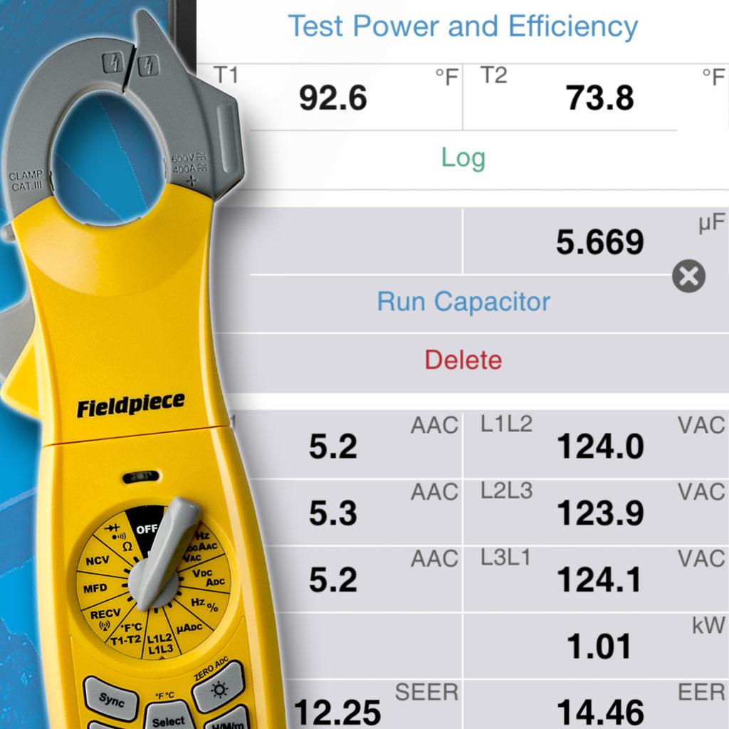 Fieldpiece Expanding Clamp Meter Line with Job Link™ Mobile App ...